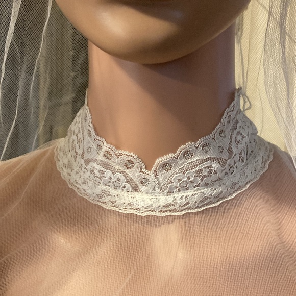 Dresses | Vintage Wedding Gown With Veil Union Made Label | Poshmark